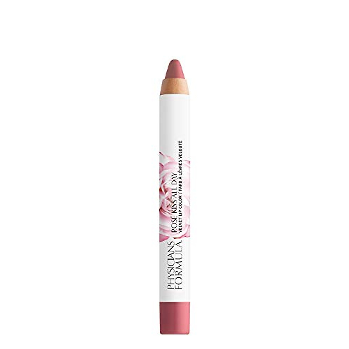 Physicians Formula Rosé Kiss All Day Velvet Lipstick Lip Color Makeup, Red First Kiss | Dermatologist Tested, Clinicially Tested