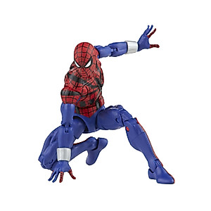 Spider-Man Marvel Legends Series 6-inch Ben Reilly Action Figure Toy, Includes 5 Accessories: 4 Alternate Hands, 1 Web Line FX