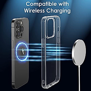 Shamo's Crystal Clear iPhone 14 Pro Case - Slim, Lightweight, and Durable Clear Acrylic Material for Enhanced Protection and Style - Easy to Install and Remove - Compatible with Wireless Charging