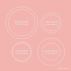 Gimme Beauty - Any Fit No Damage Hair Ties - Blondie - Seamless Microfiber Hair Elastic - Hair Accessories With All Day Hold - No Snagging, Dents, or Breakage Hair Tie Pack (9 Count)