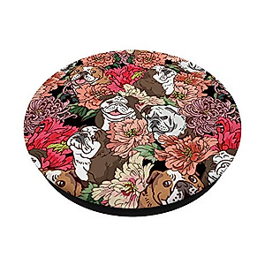 Because English Bulldog PopSockets by Huebucket PopSockets PopGrip: Swappable Grip for Phones & Tablets