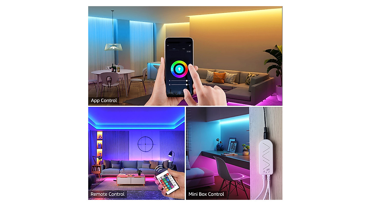 Lepro Smart LED Strip Lights - Color Changing & App Controlled