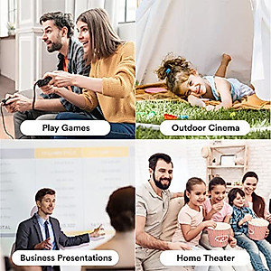 Core Innovations LCD Projector - 16:9 - Portable - Black