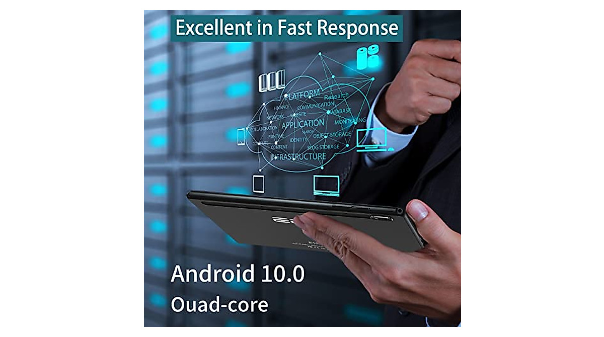 EEW 10-Inch Android Tablet with 1280x800 HD Display & Expandable Storage