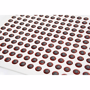 500pcs 3mm Red 3D Holographic Fishing Lure Eyes 3D Lure Eye 3D Soft Eye 3D Holographic Lure Eye Fly Tying, Jigs, Crafts