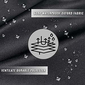 Outdoor Patio Cushion Storage Bags 68Inch 600D Waterproof Extra Large Patio Furniture Cover Cushion Storage Bag with Handle and Zipper for Garden Pillow Seat Pads Protective Cover