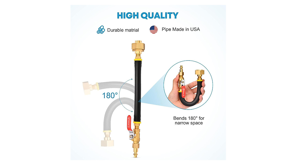 Kohree RV Winterizer Kit for Winterizing Boats & Campers | Easy & Durable