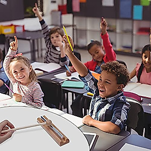 Ehome Meditation Chimes, Mindfulness Solo Hand Chime, Classroom Bell Percussion Instrument, Teacher Tools Reminder Bell with Mallet Storage Bag for Prayer Yoga Eastern Energies Music Gift