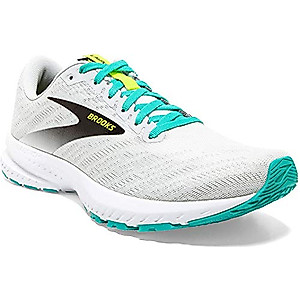 Brooks Womens Launch 7 Running Shoe - White/Nightlife/Atlantis - B - 7