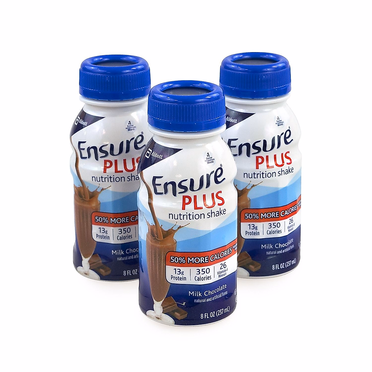 Ensure Plus Creamy Milk Chocolate Shake - 24 x 8 Ounce Bottles