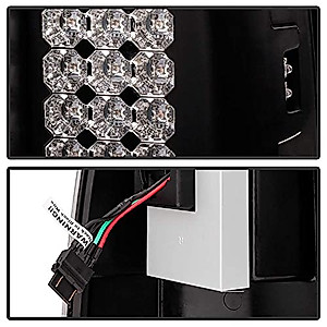 ACANII - For 2008-2016 Ford F250 F350 F450 SuperDuty Black LED Tail Lights Brake Lamps Replacement Driver & Passenger