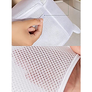 LEACIEN Bra Washing Bags for Laundry,Bras Laundry Bag for Washing Machine Delicate Wash Bag for Underwear,Lingerie,Socks,Undershirt (Bear Set)