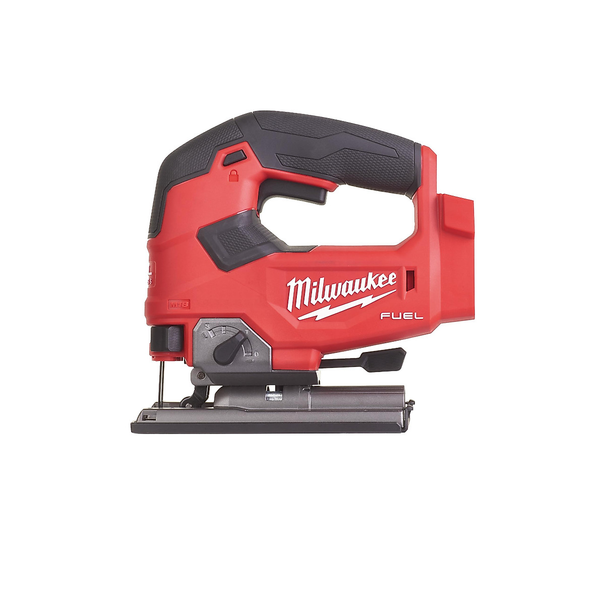 Milwaukee Fuel Top Handle Jigsaw 18V Bare Unit, Red, Large