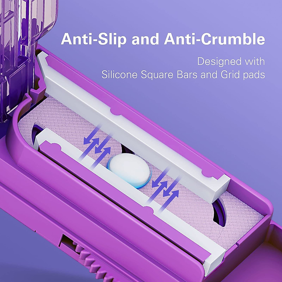 DEPAD Pill Cutter Splitter for Cutting Multiple Pills, Adjustable Pill Cutter Splitter for Small and Tiny Pills with Accurate Pill Alignment, Pill Cutter for Small or Large Pills with Sharp Safe Blade