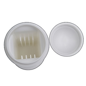 EISCO Polypropylene Staining Coplin Jar Holds 5-10 Slides