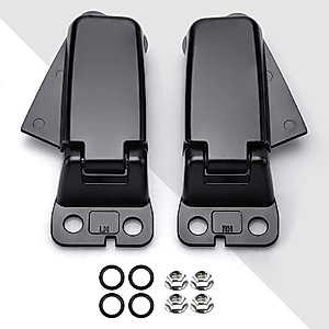 MUSHENG Rear Window Tailgate Liftgate Glass Hinge Kits Compatible with 2005-2015 Nissian Armada,2004-2010 Infiniti QX56, 2004 Nissan Pathfinder Armada (Left & Right) Replace 90321-7S000 90320-7S000