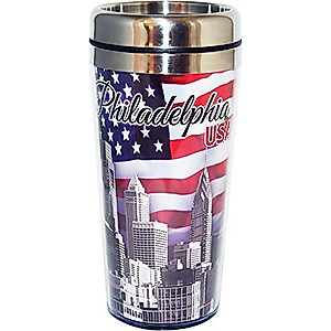 Collection of City Branded Beautifully Designed Travel Mugs (Philadelphia)
