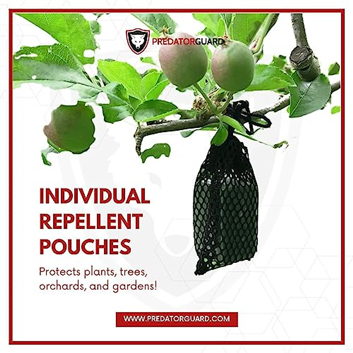 Deer Repel Deer Repellent Plants Pouches - Stop Deer and Rabbits Eating Plants Trees Gardens and Vegetables - 10 Pack Lasts 12 Months - All Natural Ingredients