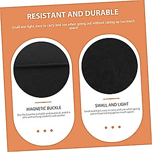 NOLITOY 2pcs Bill Folder Pocket Note pad Mini Notepad Office File folders Checks Small Server notepads Planner clipboard Real Estate Writing Board exam Paper Clips Writing Supplies Letter