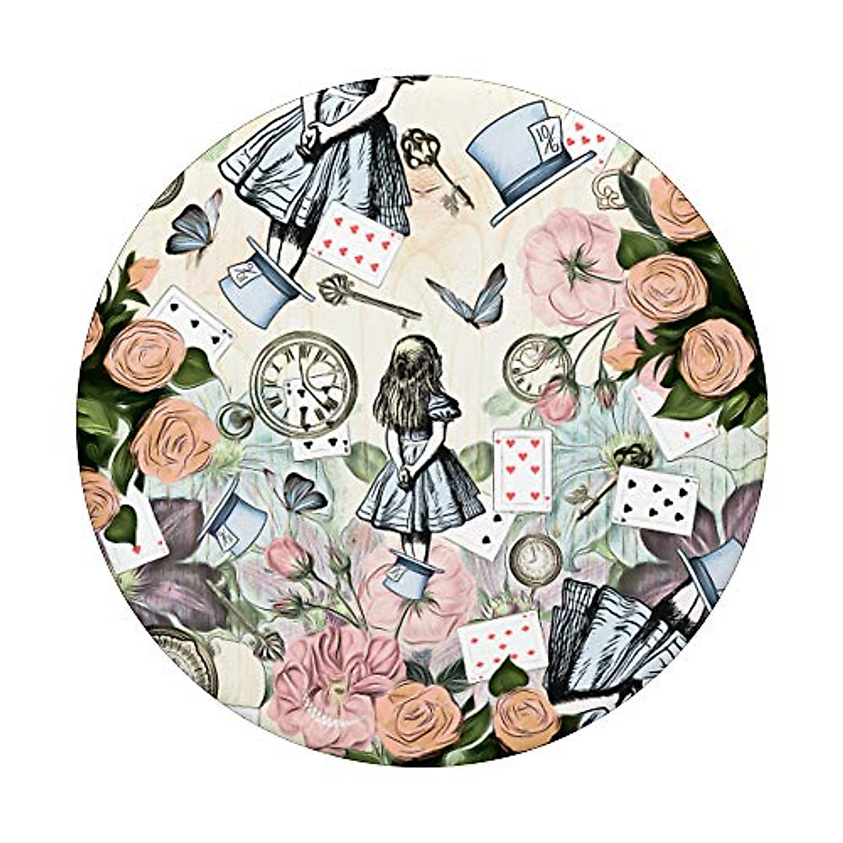 Alice In Wonderland Collage PopSockets PopGrip: Swappable Grip for Phones & Tablets