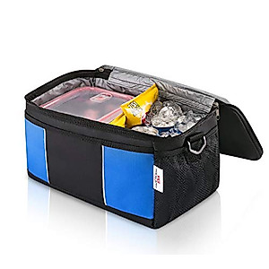 Rockland Guard Insulated 16 Can Collapsible Soft Cooler Bag with Easy Access for Picnic, Camping, BBQ, Gym, Lunch or Beach.