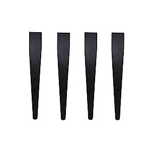 Shepherd Hardware 16" Adjustable Fit Table Clamp Legs, Black