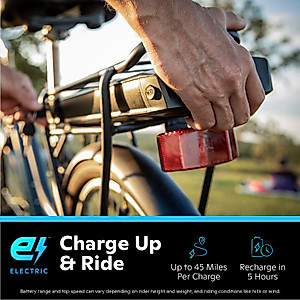 Schwinn Mendocino Adult Hybrid Electric Cruiser Bike, Lightweight Aluminum EBike Frame, 26-Inch Wheels, 6 Speed Drivetrain, Pedal Assist, Charcoal Grey