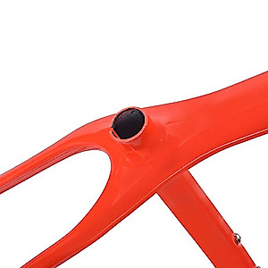 27.5er Or 29er Carbon MTB Frame Carbon Mountain Bike Frame 29 Bicycle Frame 135mm Or 142mm Axle (Red Glossy, 29er 17inch)