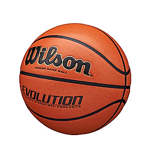 WILSON Evolution Game Basketball - Game Ball, Size 5 - 27.5"