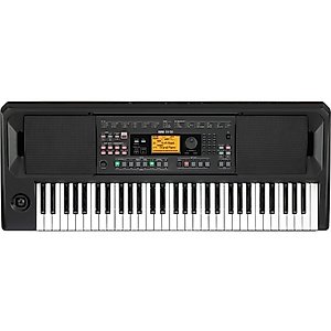 Korg EK-50 Entertainer Keyboard Bundle with Adjustable Stand, Bench, Sustain Pedal, Instructional Book, Austin Bazaar Instructional DVD, and Polishing Cloth