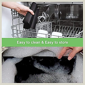 NEWKITCHEN Grill Mats for Outdoor Grill, Set of 6 Nonstick Grill Mat Reusable and Easy to Clean - Works on Gas, Charcoal, Electric Grill and More - 15.75 x 13 Inch