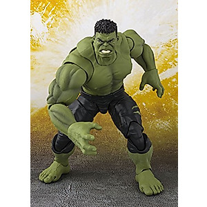 TAMASHII NATIONS S.H.Figuarts Hulk (Avengers: Infinity War) "Avengers: Infinity War" Action Figure, White