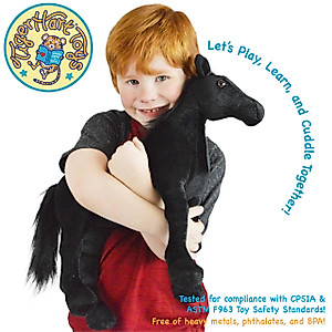 TigerHart Ignacio The Black Stallion - 18 Inch Stuffed Animal Plush