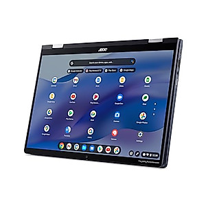 acer Chromebook Spin 714 CP714-1WN-53M9 Laptop Intel Evo Intel Core i5-1235U 14" 1920x1200 IPS Touch Display 8GB LPDDR4X 256GB SSD Wi-Fi 6E FHD MIPI Webcam Backlit Keyboard Chrome OS
