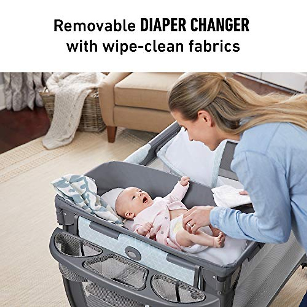 Graco Pack 'n Play Care Suite™ Bassinet Playard, Wells