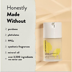 Honest Beauty Everyday Radiance Vitamin C Moisturizer | Improves Skin Tone | Vitamin C, Niacinamide, Pearl | EWG Verified, Vegan + Cruelty Free | 1.7 fl oz