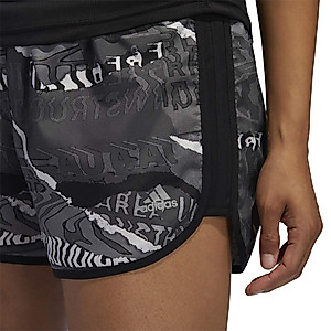 adidas Women's M20 Short City Clash Black/Gray/Gray Large 3"