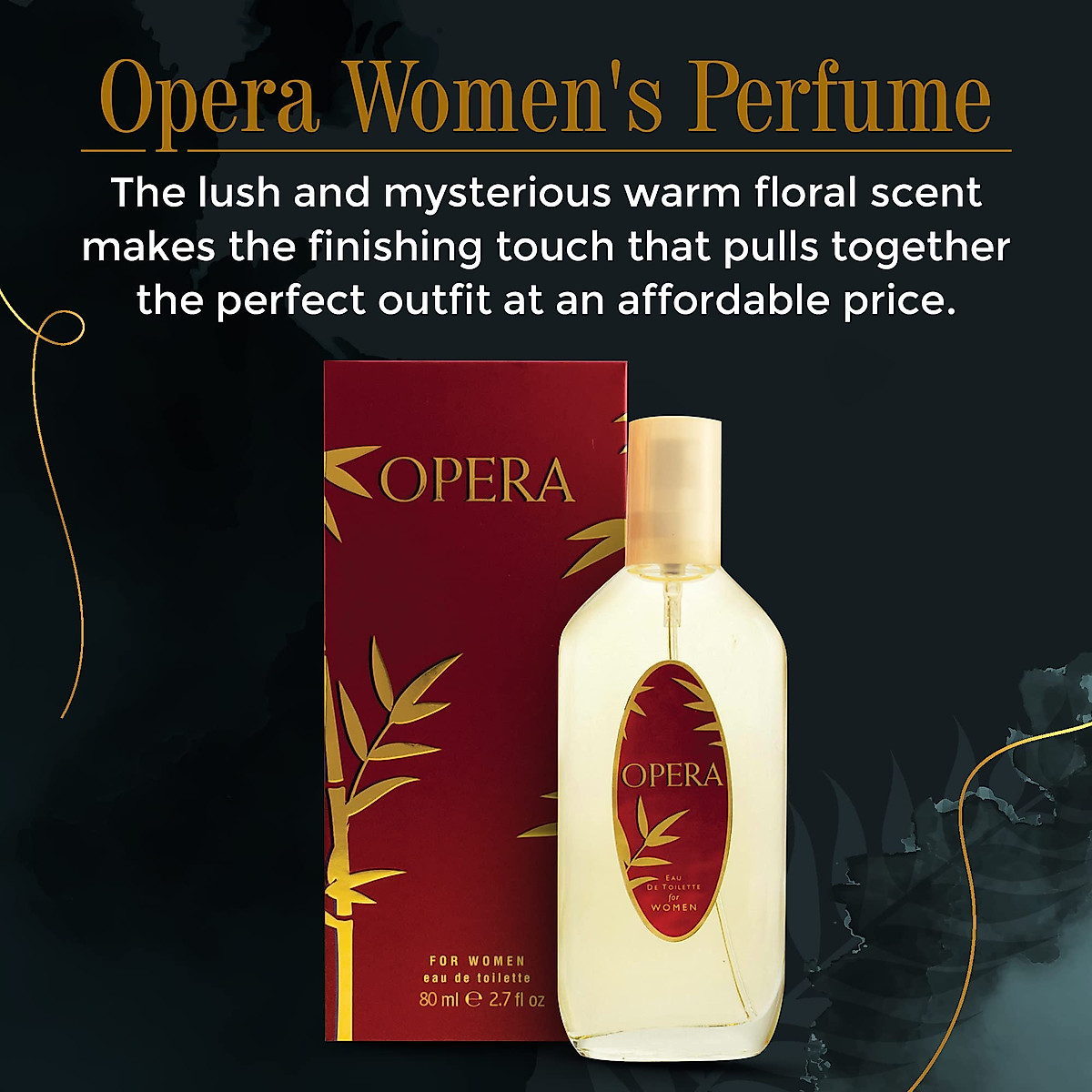 Womens Perfume - INSPIRED by OPIUM Perfume For Women - Mandarin, Bergamot, Myrrh, Jasmine - Oriental, Spicy, Evocative, Deep - (2.75 fl oz / 80 ml)