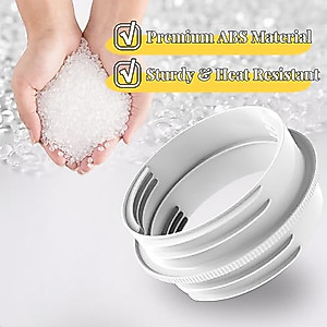 2024 Upgraded Exhaust Hose Coupler Universal Fit 5 inch & 5.9 inch Hose, Portable Air Conditioner Hose Coupler Portable AC Hose Connector Extention