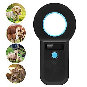 Pet Microchip Scanner, Dog Chip Scanner Microchip Scanner with Storage Function Animal Chip Reader Microchip Scanner for Handheld 134.2Khz 125Khz Rechargeable