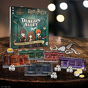 Harry Potter Mischief in Diagon Alley | Quick-Rolling Family Dice Game | Artwork Inspired by Harry Potter | Perfect Kids & Family Board Game | Officially-Licensed Harry Potter Game & Merchandise
