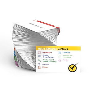 HESI A2 Study Cards: HESI Review Prep 2024-2025 with Practice Test Questions for the HESI Admission Assessment Exam [3rd Edition]