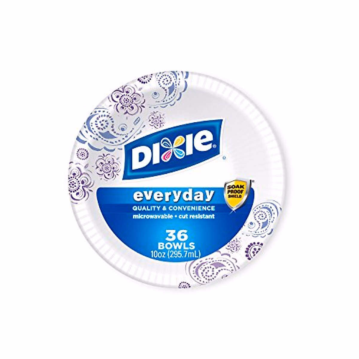 Dixie Heavy Duty Bowls 10 Ounce 36 Ct Pack of 4 (Color May Vary)