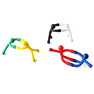 【Merry Christmas】 9PCS Novelty Mini Magnet, Cute Rubber Magnet Men Refrigerator Magnets Magnetic Toy for Kids, Adults