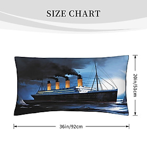 1 Pack Pillow Covers Super Soft Pillow Cases Rectangle Decorative Throw Pillowcase with Envelope Closure Wrinkle Fade and Stain Resistant 20x36