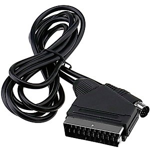 1.8M Real RGB Scart Cable TV Lead Compatible with Sega Saturn