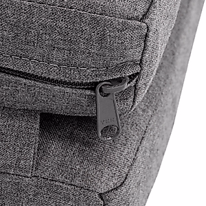 Eddie Bauer Cushion, 24" X 26" X 5", Canvas Black