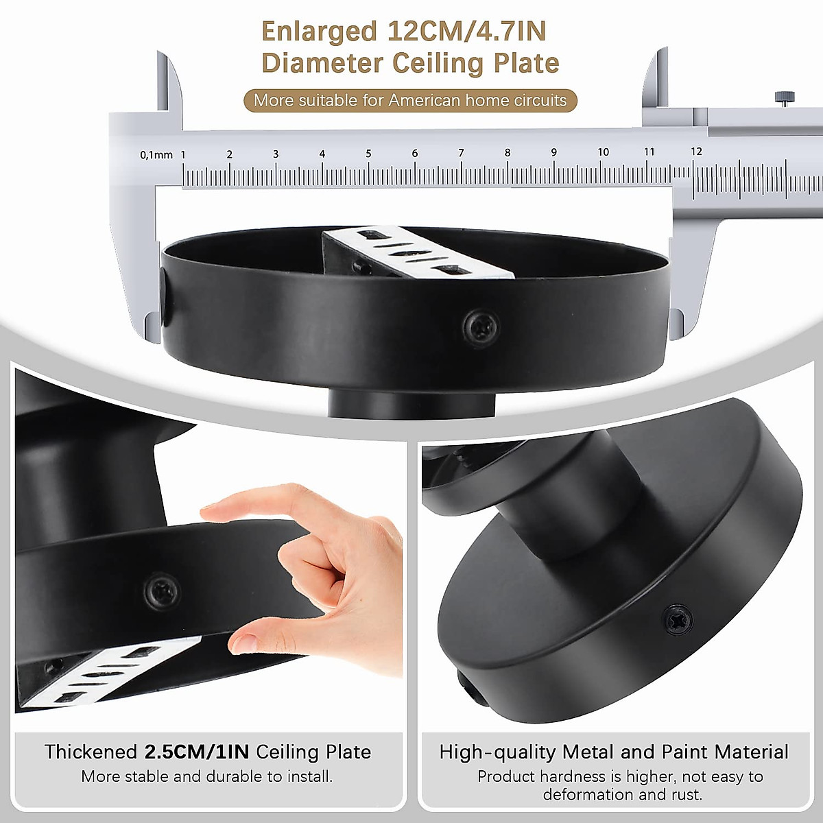 Industrial Mini Table Lamp, Dimmable Black Metal Cage Small Desk Lamp,Small Lamps for Small Spaces, 4.7 in E26 E27 Screw Light Bulb Holder Base,DIY Lampshade,Plug in &Hardwired Wall Light for Bedroom