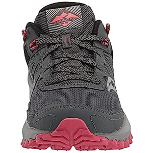 Saucony Women's Excursion TR14 Running Shoe, Charcoal/Coral, 10 W US