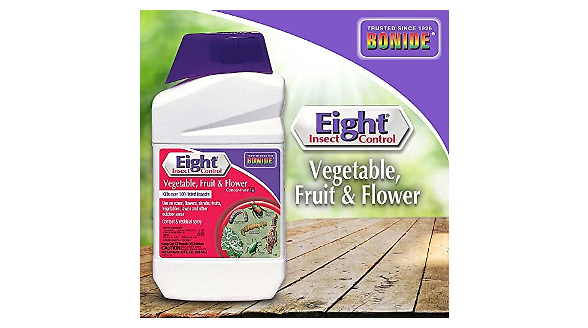 Bonide Eight Insect Control - Long Lasting Vegetable & Flower Pest Killer